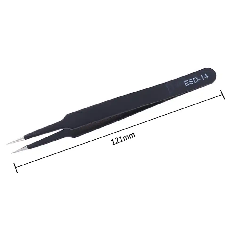 6 Electronic Tweezers Anti-static ESD SMD